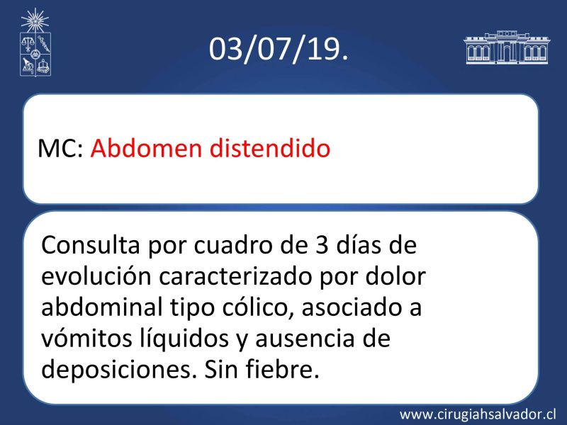 Presentaciones - Depto. Cirugía Hospital del Salvador